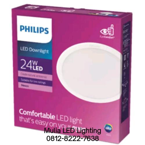 Jual Philips Meson ORI Downlight/DL Panel light Inbow Bulat 24 Watt ...