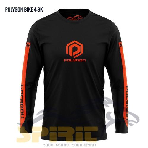 Jual Baju Sepeda Polygon Bike Kaos Sepeda Gowes Gunung Jersey Sepeda MTB Lengan Panjang Pria ...