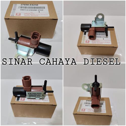Jual SWITCH ENGINE 27690-E0250 SWITCH STOP 130HT HD 12V HINO DUTRO ...