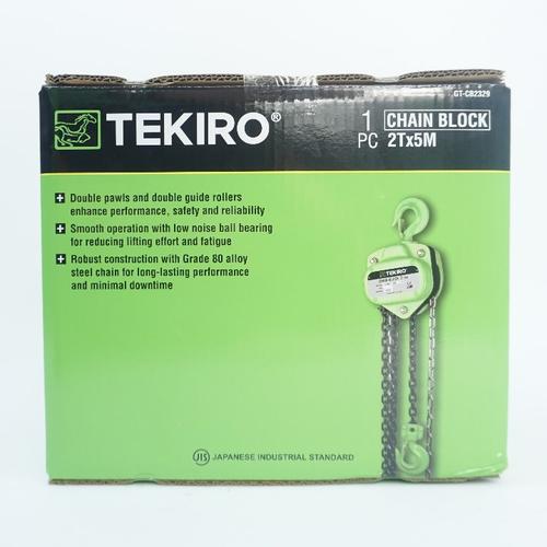 Jual Chain Block 2 Ton x 5 meter Tekiro Takel 2 Ton x 5 Meter GT-CB2329 ...