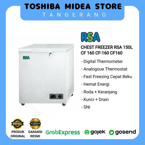 Jual CHEST FREEZER RSA 150L CF 160 CF-160 CF160 ONLY JABODETABEK - Kota ...