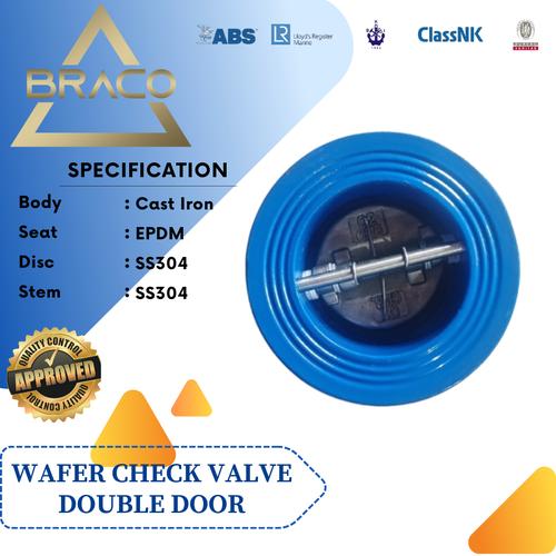 Jual WAFER CHECK VALVE DOUBLE DOOR CAST IRON DN200 - Jakarta Barat - CV ...