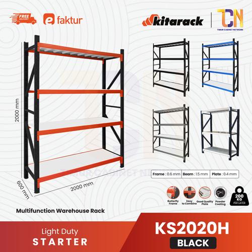 Promo KITARACK KS2020H Light Duty Rack Gudang 3 Layer Susun ...
