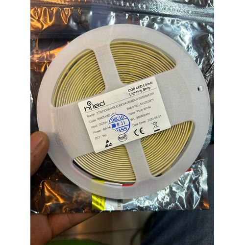 Jual HILED LED STRIP COB 24V 5mm PANJANG 5 METER CAHAYA WARMWHITE ...