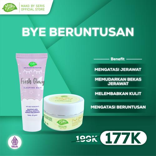 Jual Mako by Seris - Combo 2 produk Sleeping mask dan skin Day Night ...