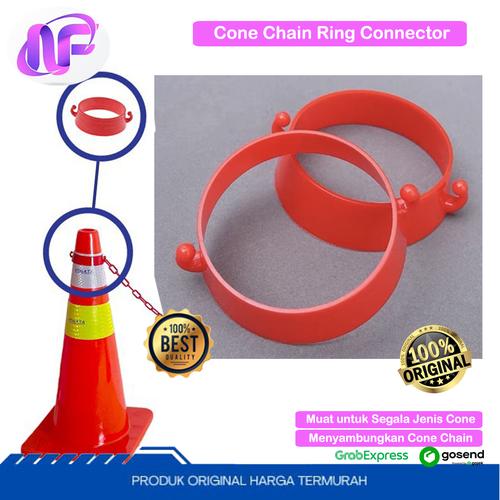 Jual Gantungan Rantai Traffic Cone Chain Ring Connector Kerucut Cone ...