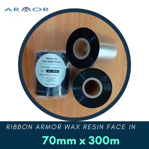 Jual Ribbon Barcode Armor WAX RESIN Uk. 70mm X 300m Face In - Jakarta ...