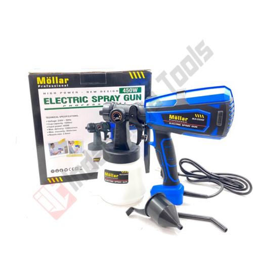 Jual MOLLAR ESG-450 450 WATT Spray Gun Elektrik Paint Gun Alat Semprot ...
