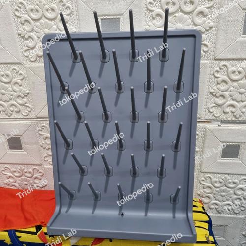 Jual Laboratorium Drying Rack 27 Pegs Grey-Rak Pengering Alat Laboratorium - Jakarta Pusat ...