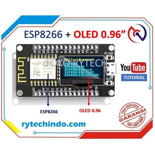 Jual NodeMCU ESP8266 with OLED 0.96 inch built in WIFI - Kota Bandung - RYTECHINDO SHOP | Tokopedia