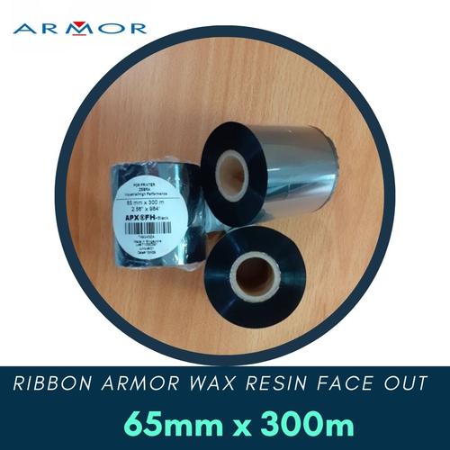 Jual Ribbon Barcode Armor WAX RESIN Uk. 65mm X 300m Face Out - Jakarta ...