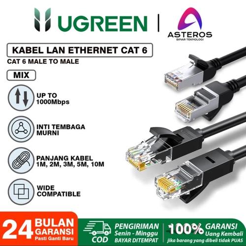 Jual Kabel Lan Ugreen Cat 6 NW101 24AWG Ethernet Gigabit Rj45 - Ugreen ...