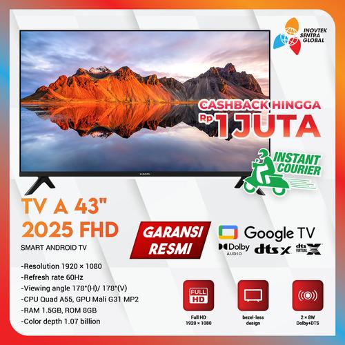 Promo Xiaomi Mi Google TV 43" Inch A 2025 FHD HDMI Dolby Smart Android TV - Garansi Resmi ...