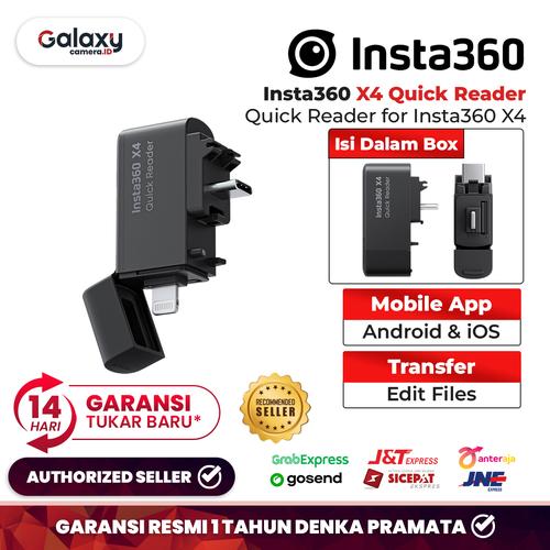 Promo Insta360 X4 Quick Reader for Insta360 X4 Resmi Cicil 0% 3x - Kota Tangerang - Galaxy ...