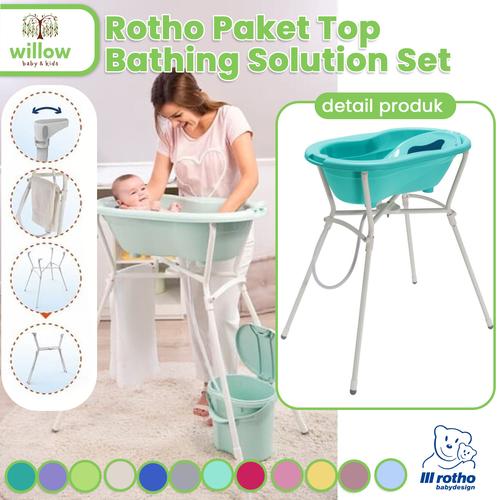Jual Set Bak Mandi Bayi - Rotho Paket Top Bathing Solution Set - Royal ...