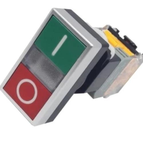 Jual DV Double Headed Push Button Lamp 22mm 220VAC Spring Return LA22C ...