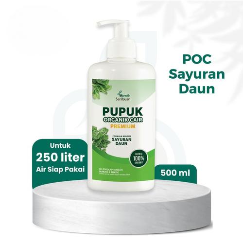 Jual Pupuk Organik Cair POC Sayuran Daun Kemasan Botol Pump 500ml Fase ...