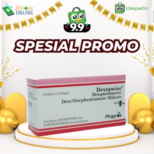 Jual DEXTAMINE TABLET 1 BLISTER 10 KAPLET/ ALERGI/ GATAL - Kota Bekasi ...