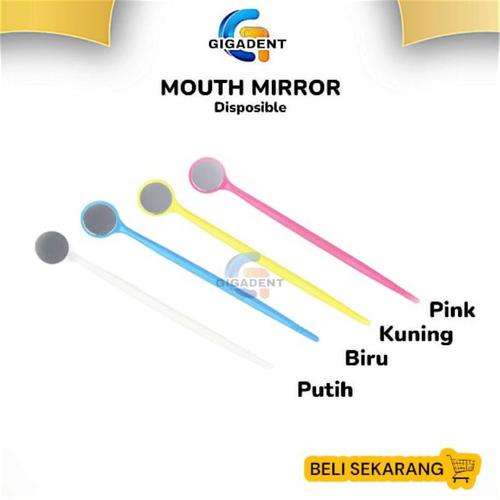 Jual KACA MULUT / MOUTH MIRROR DISPOSIBLE PLASTIC - Putih - Kota Bekasi ...