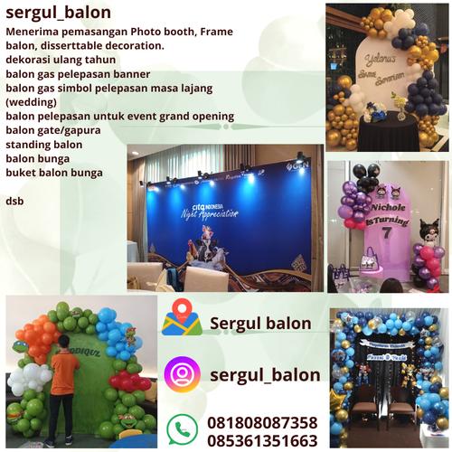 Jual Photo booth/ Backdrop/ Balon gapura gate decoration - Kota ...