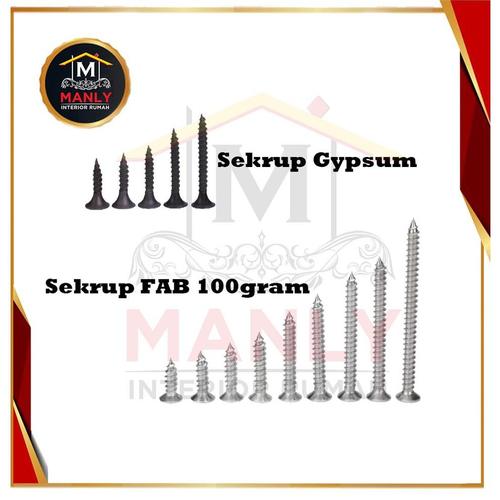 Jual Skrup Sekrup Triplek FAB 100 Gram / Sekrup Triplek & Kayu Gypsum ...