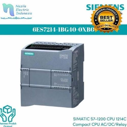 Jual Plc Siemens Simatic 6Es7 214 / 6Es7214-1Bg40-0Xb0 Cpu S7-1200 1214C Original Plc - Kota ...