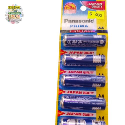 Jual Batrai Panasonic Prima AA Japan Quality single pack um-3u R6S 1,5 ...