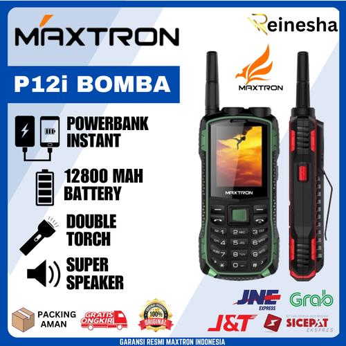 Jual MAXTRON P12i BOMBA ANTENA HP GUNUNG POWERBANK - Hijau - Kota ...