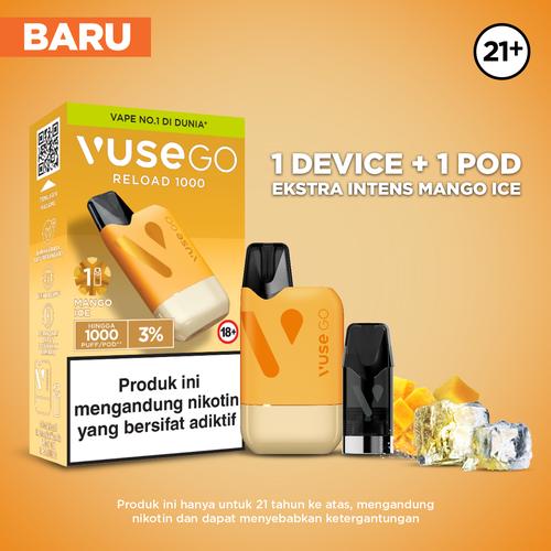 Jual Starter Kit VUSE GO Reload - Yellow | Vape Pod - Jakarta Utara ...