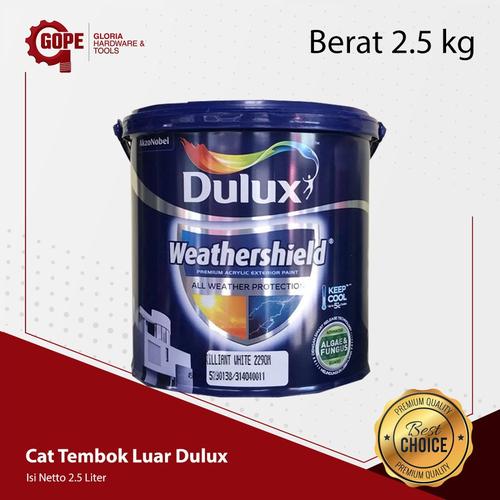 Jual CAT TEMBOK LUAR DULUX WEATHERSHIELD @2.5 LITER - Butternut DWS ...