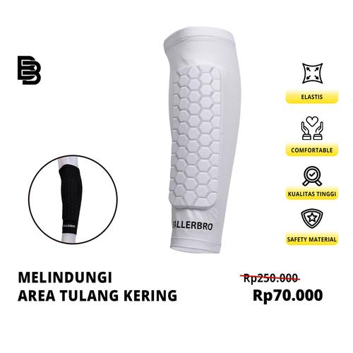 Jual Shinguard Pelindung Tulang Kering Basket BALLERBRO - Hitam, XL ...