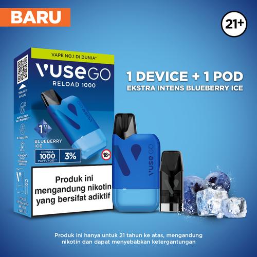Jual Starter Kit VUSE GO Reload - Blue | Vape Pod - Jakarta Utara ...