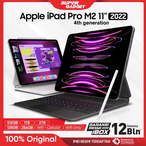 Promo Apple iPad Pro M2 11 inch Gen 4 Cellular + Wifi Garansi Resmi ...