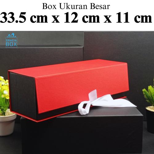 Jual Kotak Wine ukuran 33.5 cm x 12 cm x 11 cm - Merah Gold - Kota ...
