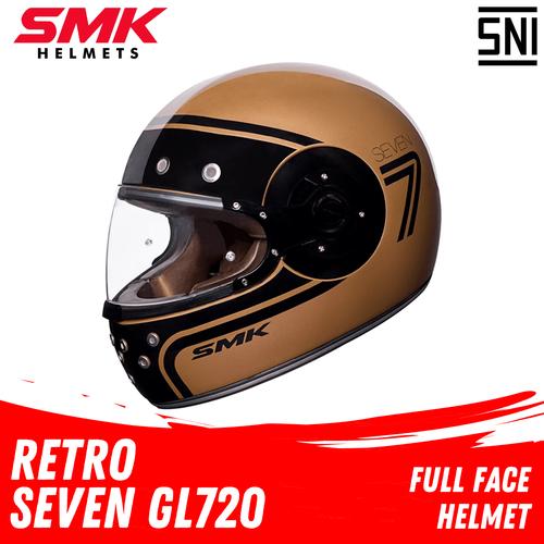 Jual HELM MOTOR FULL FACE SMK RETRO SEVEN GL720 - Jakarta Pusat - SMK ...