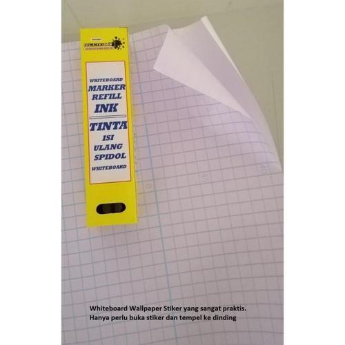 Jual [Zeniuz ID] Whiteboard Wallpaper Sticker/ Papan Tulis Putih Stiker ...