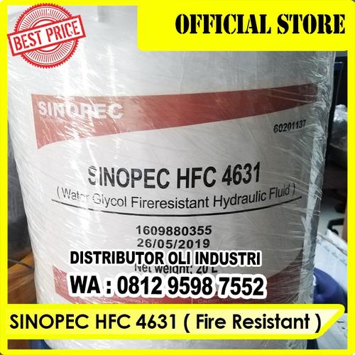 Jual SINOPEC HFC 4631 (Oli Hidrolik Tahan Api ) - Kota Tangerang - DISTRIBUTOR OLI INDUSTRI ...