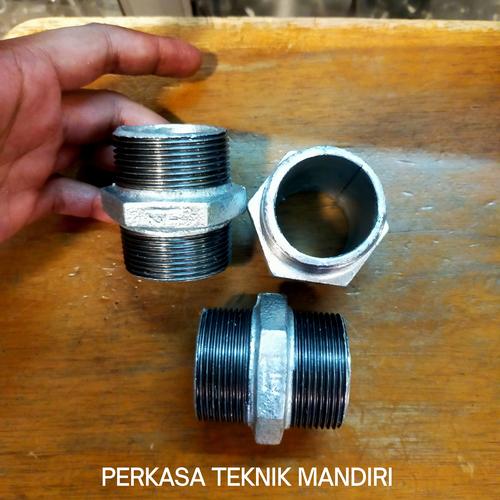 Jual Double Nipple Galvanis 1 Inchi - Dobel Nepel Besi Sambungan Pipa - Jakarta Barat - PERKASA ...