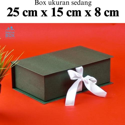 Jual BOX HAMPER - HARDBOX - KOTAK KADO - ukuran 25 cm x 15 cm x 8 cm ...