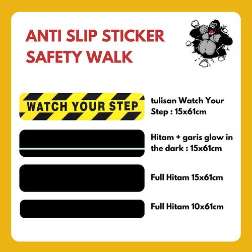 Promo Anti-slip Sticker Abrasive Tape Safety Walk untuk Anak tangga ...