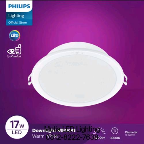 Jual Philips Meson ORI Downlight/DL Panel light Inbow Bulat 17 Watt ...