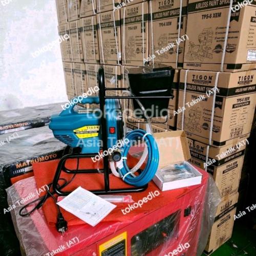 Jual Airless Paint Sprayer Tigon Tps 6VH Hopper Mesin Cat tanpa ...