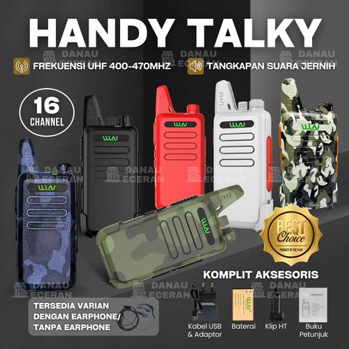 Jual HT WLAN KD C1 UHF Set Two Way Radio Walkie Talkie WLN KDC1 Handy ...