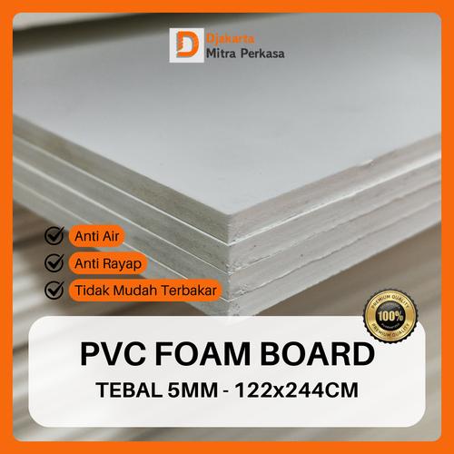 Jual PVC Foam Board 5mm uk 122cm x 244cm PVC Foamboard PVC Foam sheet ...