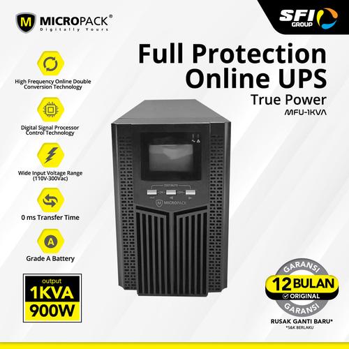 Promo UPS MICROPACK 1KVA (1000VA) / 900Watt 3 x Battery MFU-1KVA Cicil 0% 3x - Jakarta Barat ...