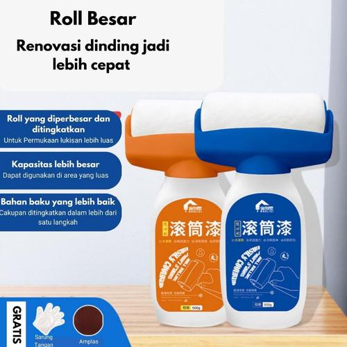 Jual Bom Cat Roller Color Paint Pembersih Tambok / Cat Dinding Roll ...