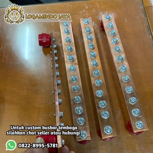 Jual Busbar Netral 3mm x 20mm x 250mm Busbar tembaga - Jakarta Barat ...