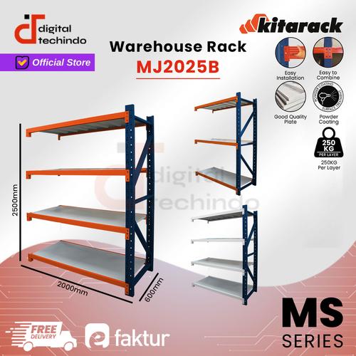 Promo KITARACK MJ2025 Warehouse Rack Light Duty JOINTER Rak Gudang 2.5 ...