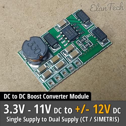 Jual Modul Converter Simetris 12V DC CT (+12 & -12V DC) Single Supply ...