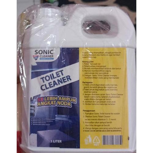 Jual Extra Vin ( 1 Liter ) Sonic Premium Toilet Cleaner Viral Pembersih ...